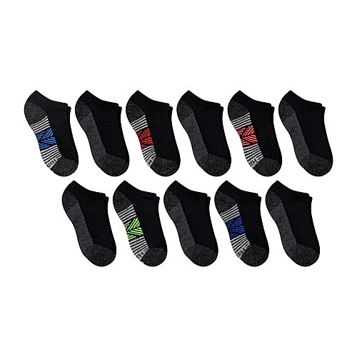 Click here for Hanes Little & Big Kid Boys 11 Pair No Show Socks... prices