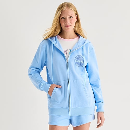 Click here for Stitch Full Zip Fleece Womens Juniors Long Sleeve... prices