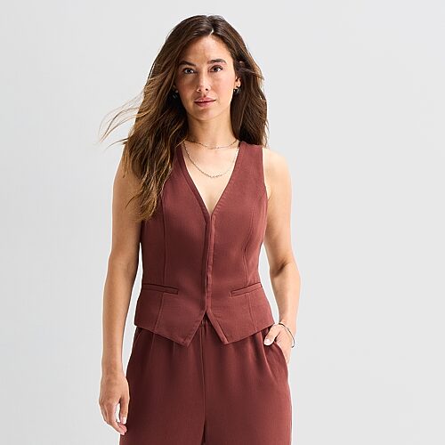 Click here for a.n.a Crepe Womens V Neck Sleeveless Vest  X-small... prices