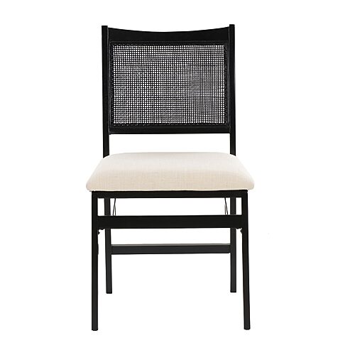 Click here for Linon Bonnie Cane Folding Chair  One Size  Black prices