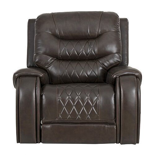 Click here for Linon Barrett Brown Power Reclining Rocking Chair... prices