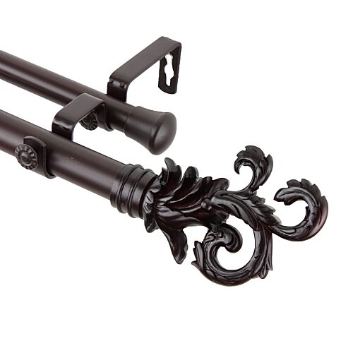 Click here for Rod Desyne Plume 1 Adjustable Double Curtain Rod... prices