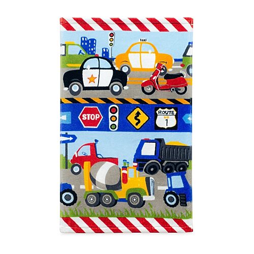Click here for CHF Trains And Trucks Hand Towel  One Size  Yellow prices