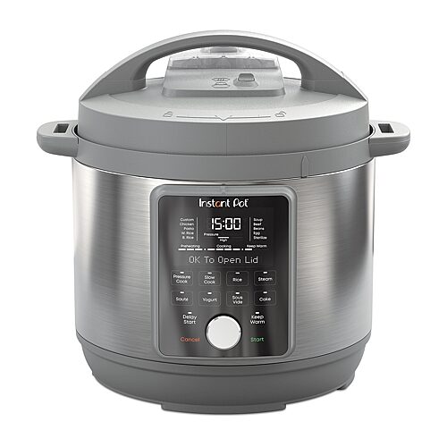 Instant Pot Duo Plus 6 Qt. Multi-Use Pressure Cooker with Whisper-Quiet Steam Release - Cool Grey