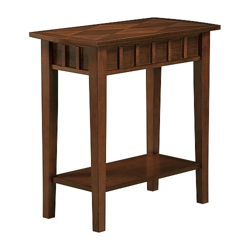 Click here for Dennis End Table with Shelf  One Size  Brown prices