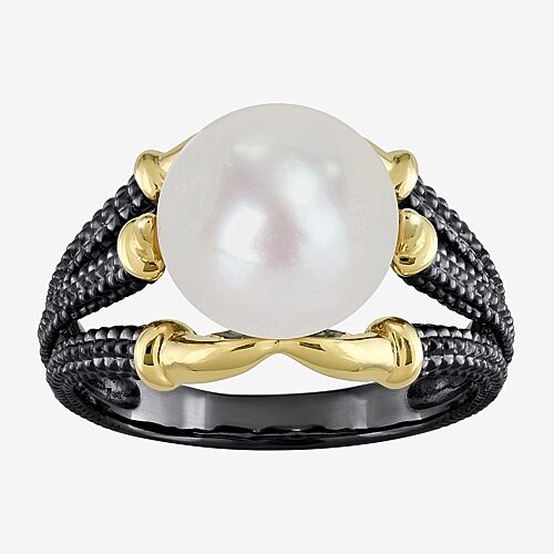 Click here for Mens 10-11MM Dyed White Cultured Freshwater Pearl... prices