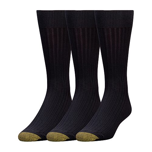 Click here for Gold Toe Canterbury Dress Mens 3 Pair Crew Socks... prices