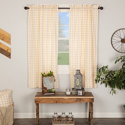 Click here for Vhc Brands Annie Check Rod Pocket Light-Filtering... prices