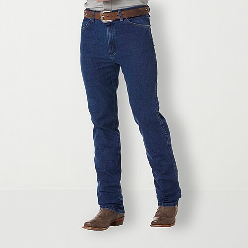 Click here for Wrangler Mens Cowboy Cut Stretch Fabric Slim Fit J... prices