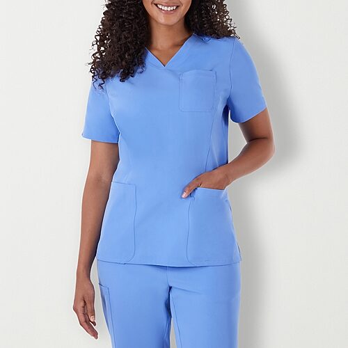 Click here for Hanes Womens V Neck Short Sleeve Tag Free Moisture... prices