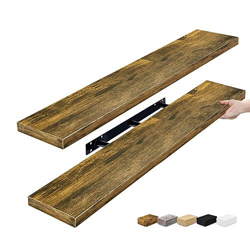 Click here for Sorbus 2 Pack 47 x 9.25 Inch Wall Mounted Floating... prices