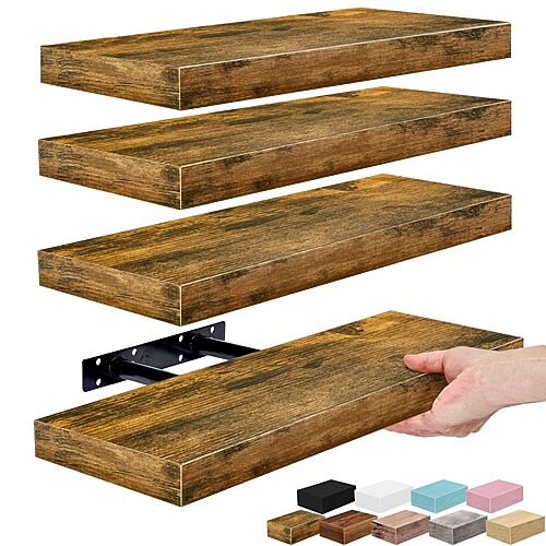 Click here for Sorbus 16 Floating 4-Shelf with Baskets  One Size... prices