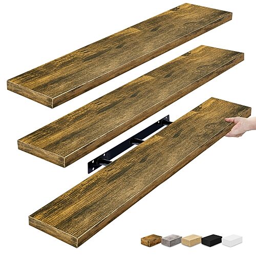 Click here for Sorbus 3 Pack 47 x 9.25 Inch Wall Mounted Floating... prices