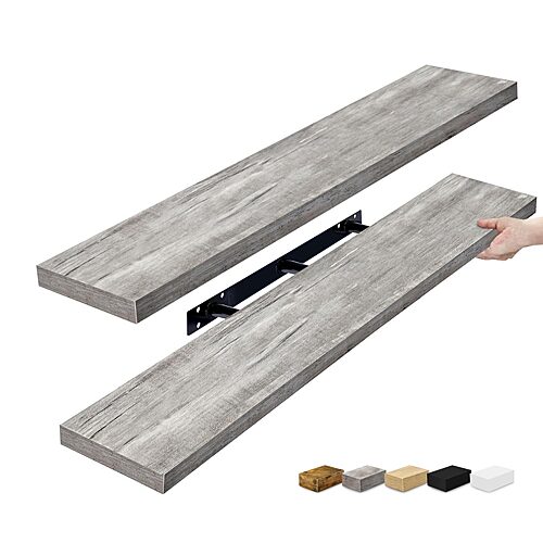 Click here for Sorbus 2 Pack 47 x 9.25 Inch Wall Mounted Floating... prices