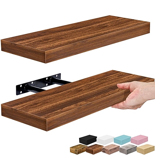 Click here for Sorbus 2 Pack 16 Inch Coastal Rectangle Floating S... prices