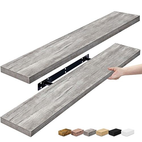 Click here for Sorbus 35 Floating Wall 2-Shelf with Baskets  One... prices