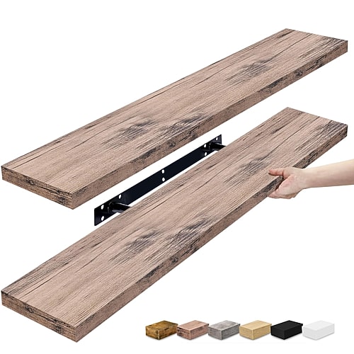 Click here for Sorbus 35 Floating Wall 2-Shelf with Baskets  One... prices