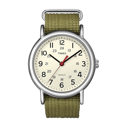 Click here for Timex Mens Green Strap Watch T2n651  One Size  New prices