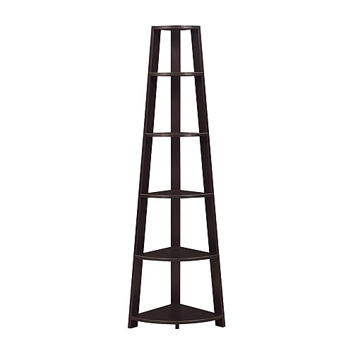 Click here for Newport 5 Tier Corner Bookshelf  One Size  Brown prices