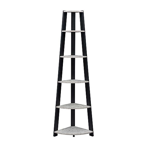 Click here for Newport 5 Tier Corner Bookshelf  One Size  Black prices