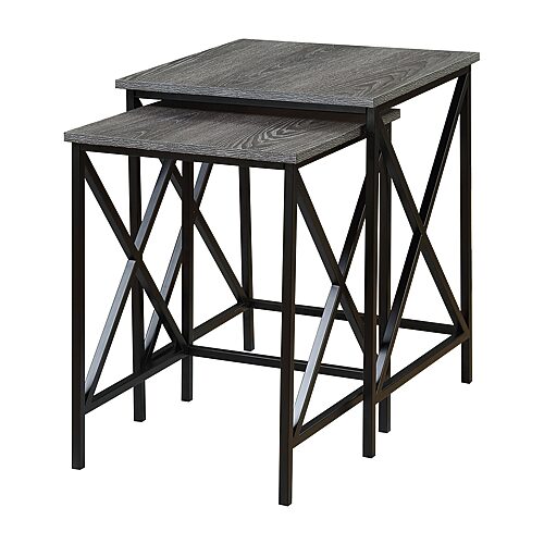 Click here for Tucson Nesting End Tables  One Size  Gray prices