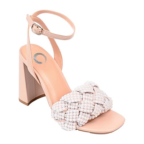 Click here for Journee Collection Dua Womens Round Open Toe Block... prices