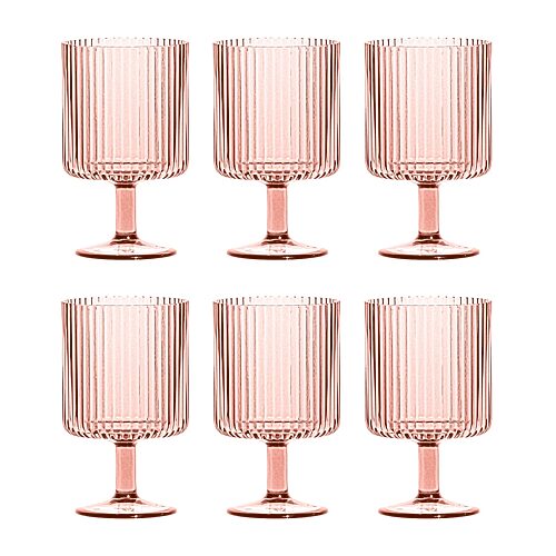 Click here for Abode Homewares Mesa Stacking Wine Goblet Set of 6... prices