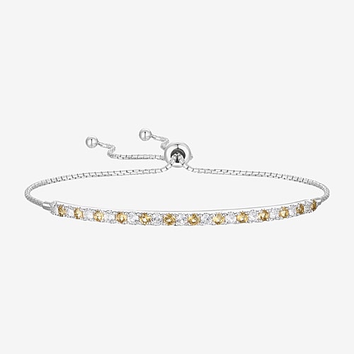 Click here for Gemstone Sterling Silver Bolo Bracelet  One Size... prices