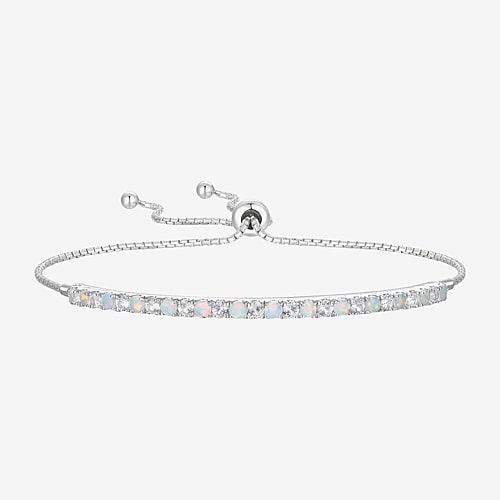 Click here for Gemstone Sterling Silver Bolo Bracelet  One Size... prices