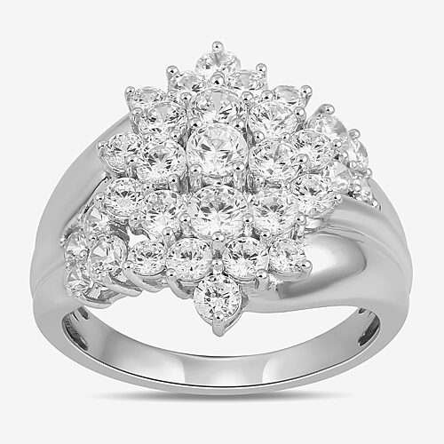 Click here for Womens 2 CT. Lab Grown White Diamond 10K Gold Flow... prices