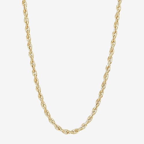 Click here for 14K Gold Glitter Rope 20-24 3mm Chain  One Size  Y... prices
