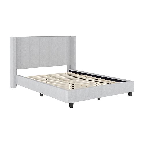 Click here for Martha Stewart Kay Upholstered Platform Bed  One S... prices