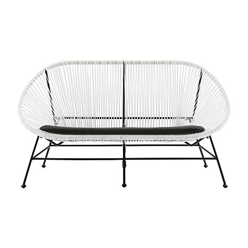 Click here for Spink Upholstered Loveseat  One Size  White prices