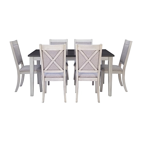 Click here for Linon Berisha 7-pc. Rectangular Dining Set  One Si... prices