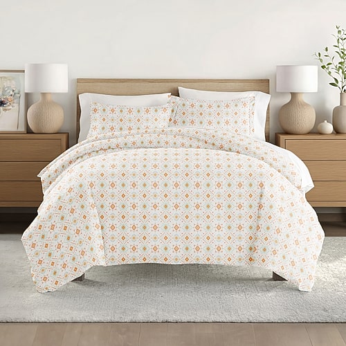 Click here for ienjoy Home Lucid Dreams Patterned Duvet Cover Set... prices