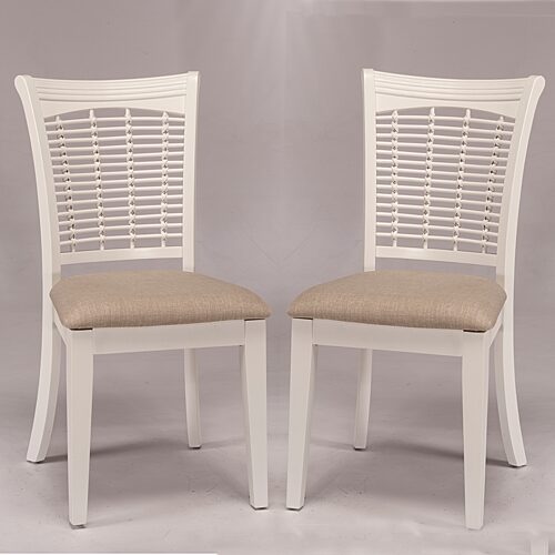 Click here for Everwood Set of 2 Dining Chairs  One Size  White prices