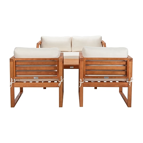 Click here for Dren 4 Pc Outdoor Living Set - Natural/beige prices