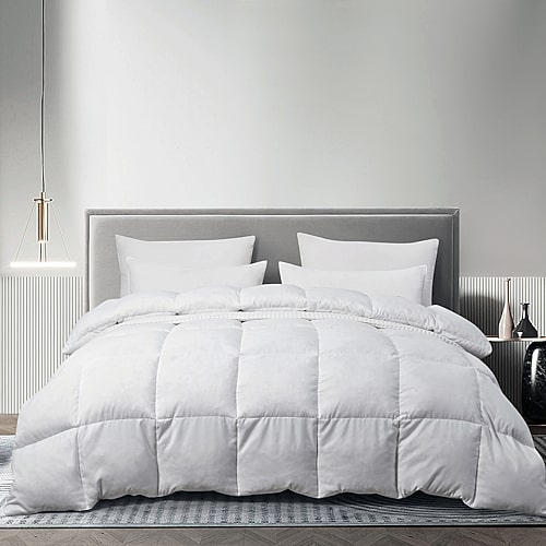 Serta White Feather/Down Comforter  One Size  White