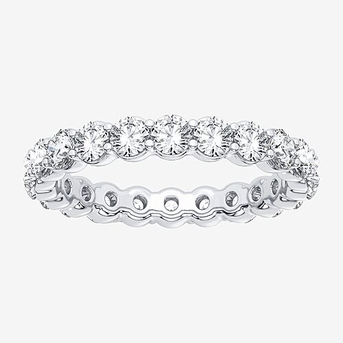 Click here for (H-I / Si1-Si2) Womens 2.5MM 2 CT. T.W. Lab Grown... prices