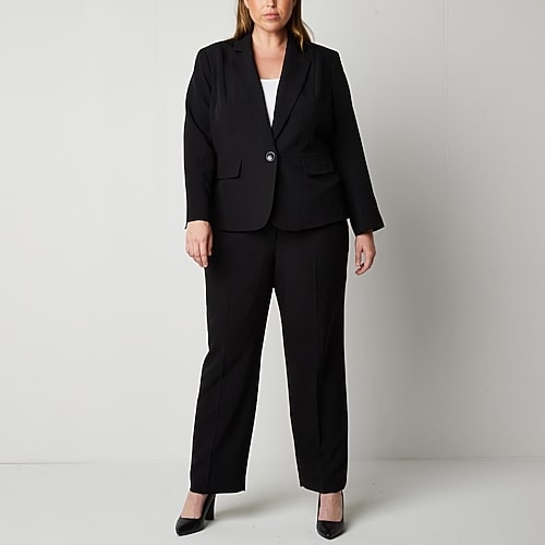 Click here for Le Suit Straight Leg Womens-Plus 2-pc. Pant Suit... prices