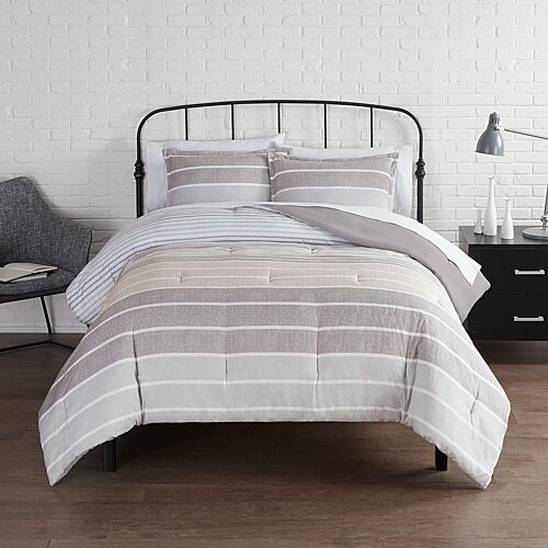 Click here for Serta Billy Midweight Comforter Set  One Size  Whi... prices