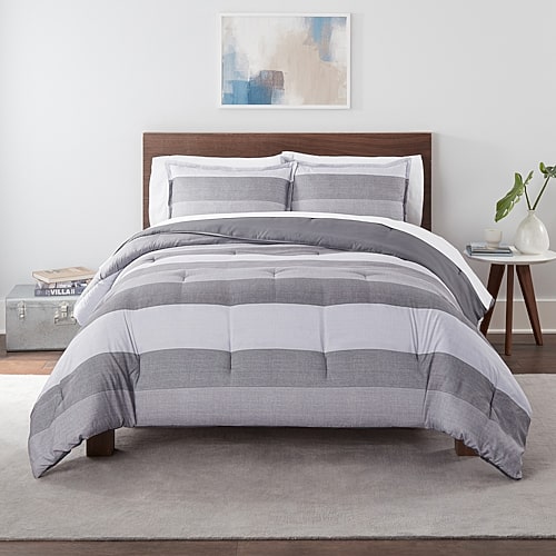 Click here for Serta Conrad Midweight Comforter Set  One Size  Gr... prices