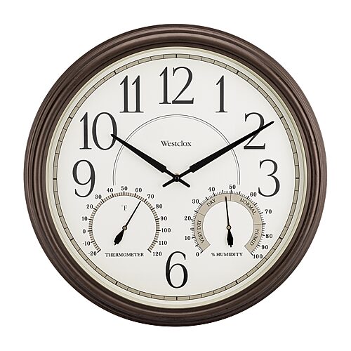 Click here for Westclox 20 Indoor/Outdoor Wall Clock  One Size  B... prices