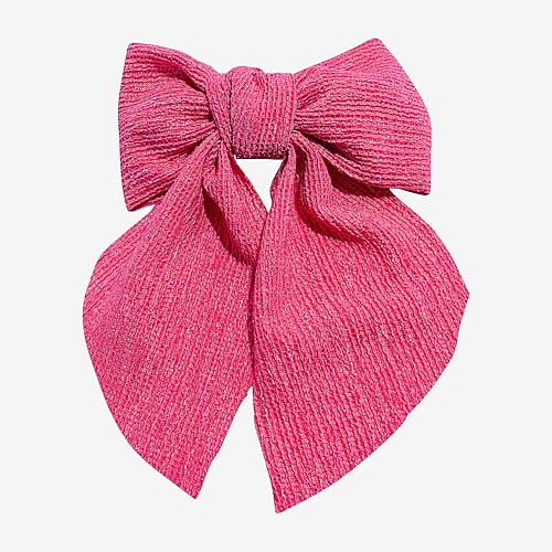 Click here for Bijoux Bar Hair Bow  One Size  Pink prices