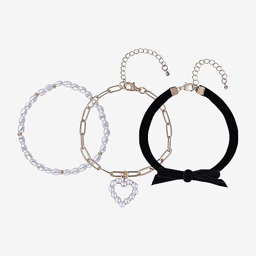 Click here for Arizona Womens 3-pc. Bracelet Set  One Size  Yello... prices
