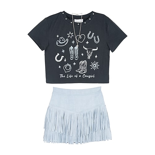Click here for Rare Editions Big Kid Girls 2-pc. Skirt Set  8  Gr... prices