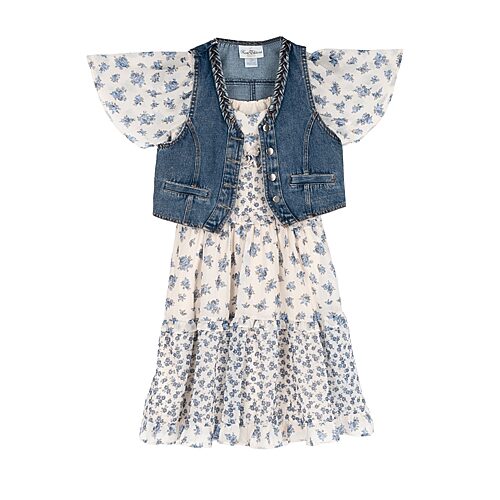 Click here for Rare Editions Big Kid Girls Floral 2-pc. Dress Set... prices