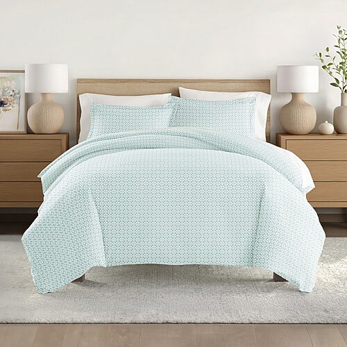 ienjoy Home Lucid Dreams Patterned Duvet Cover Set  Twin/Twin Xl - Blue Starlight