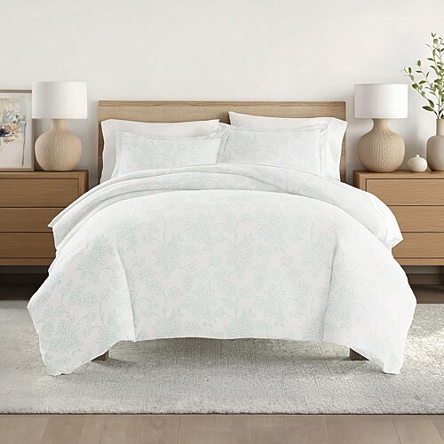 Click here for ienjoy Home Floral Pattern 3 Piece Duvet Cover Set... prices