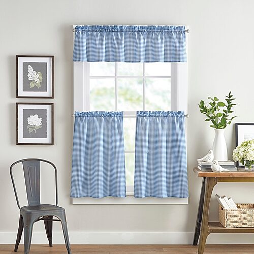 Click here for Gingham 3pc. Tier Kitchen Curtain Set prices
